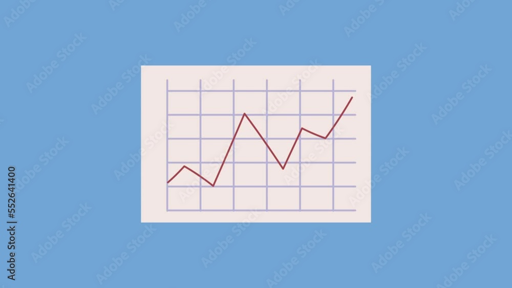 statistics infographic in template animation Stock Video | Adobe Stock