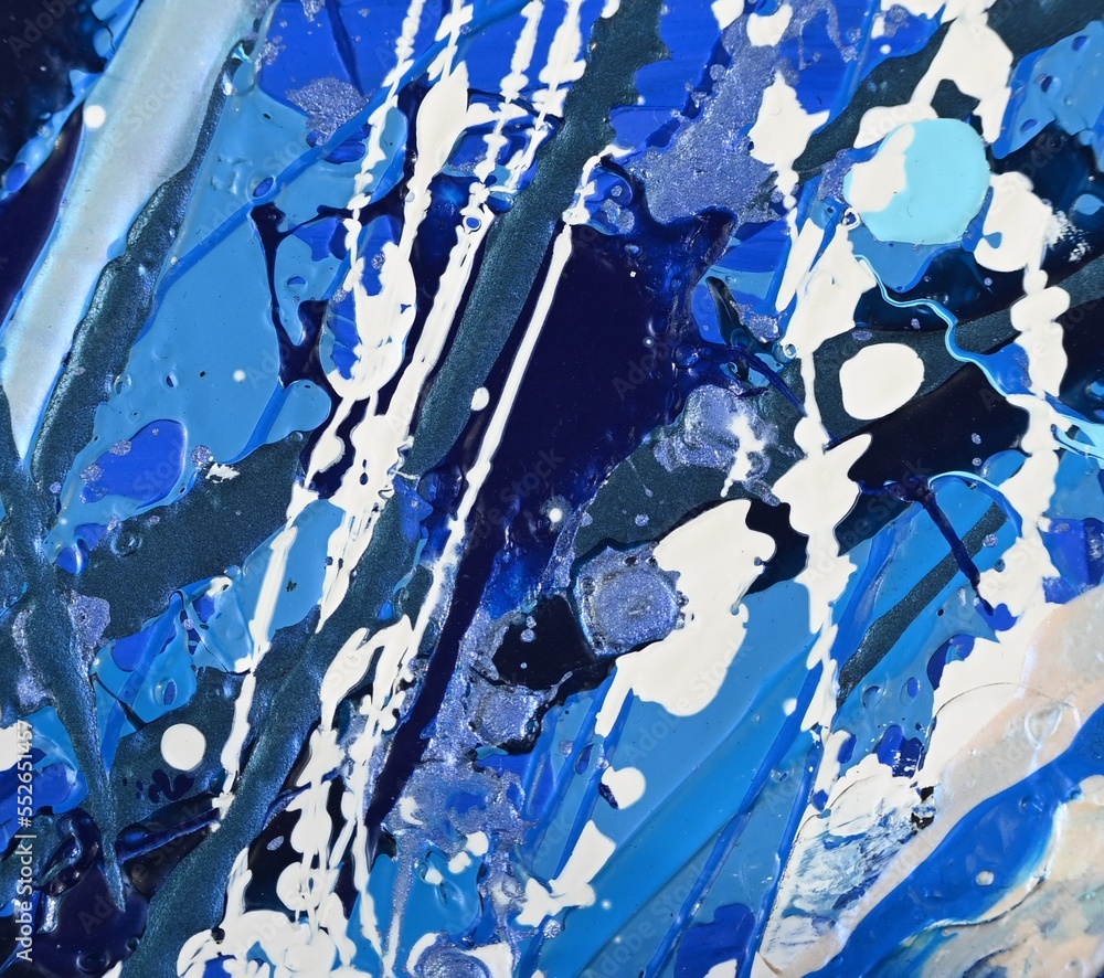 Fondo con detalle y textura de superficie de tonos azules y multiples ...