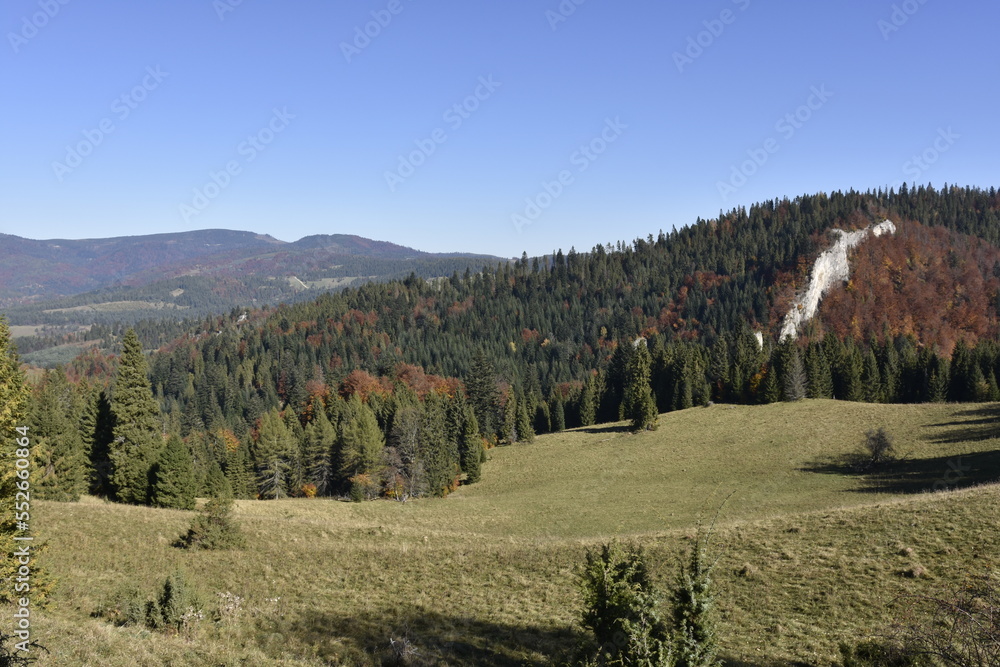 Małe Pieniny, jesień, park, przyroda, szlaki, góry, Stock Photo | Adobe ...