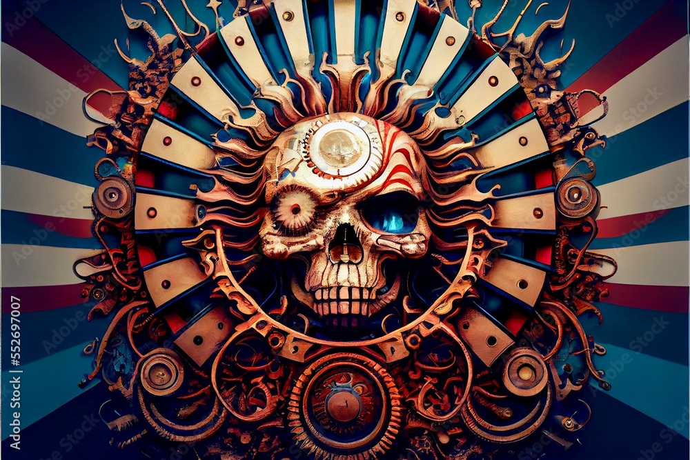 Generative AI render of abstract art wallpaper Stock Illustration ...