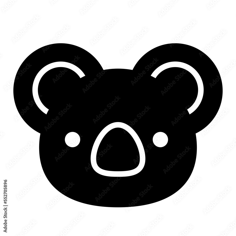 koala icon Stock Vector | Adobe Stock