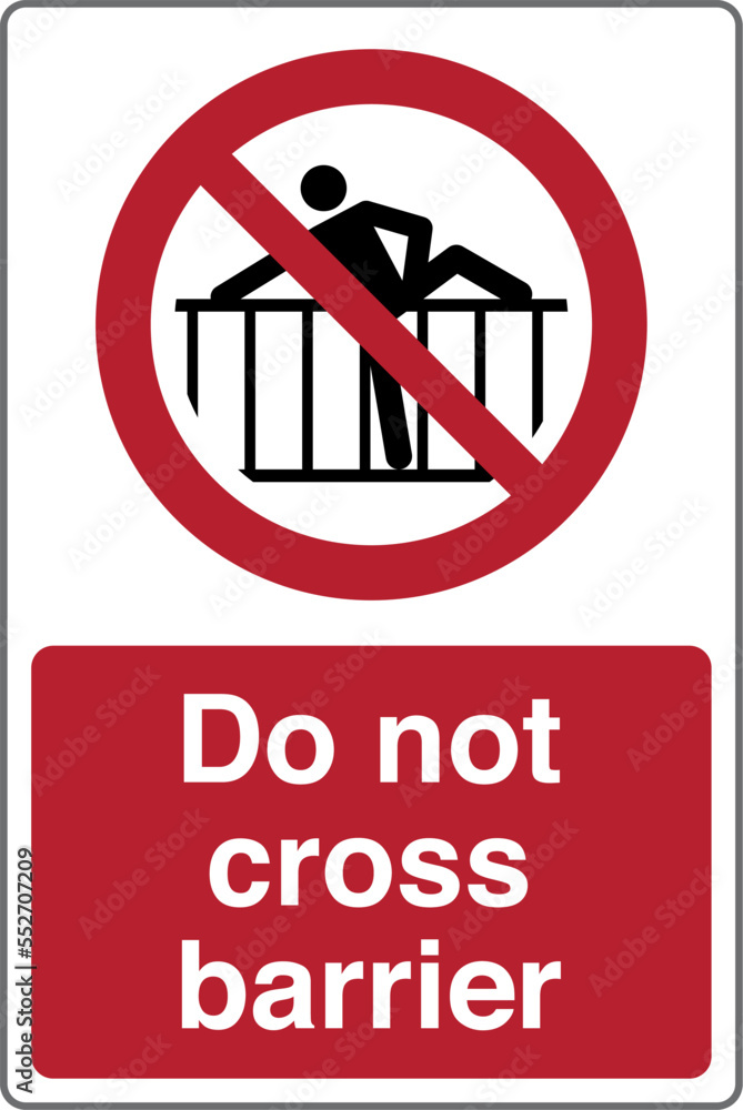 Vetor de Safety warning prohibition signs icon pictogram symbol ...