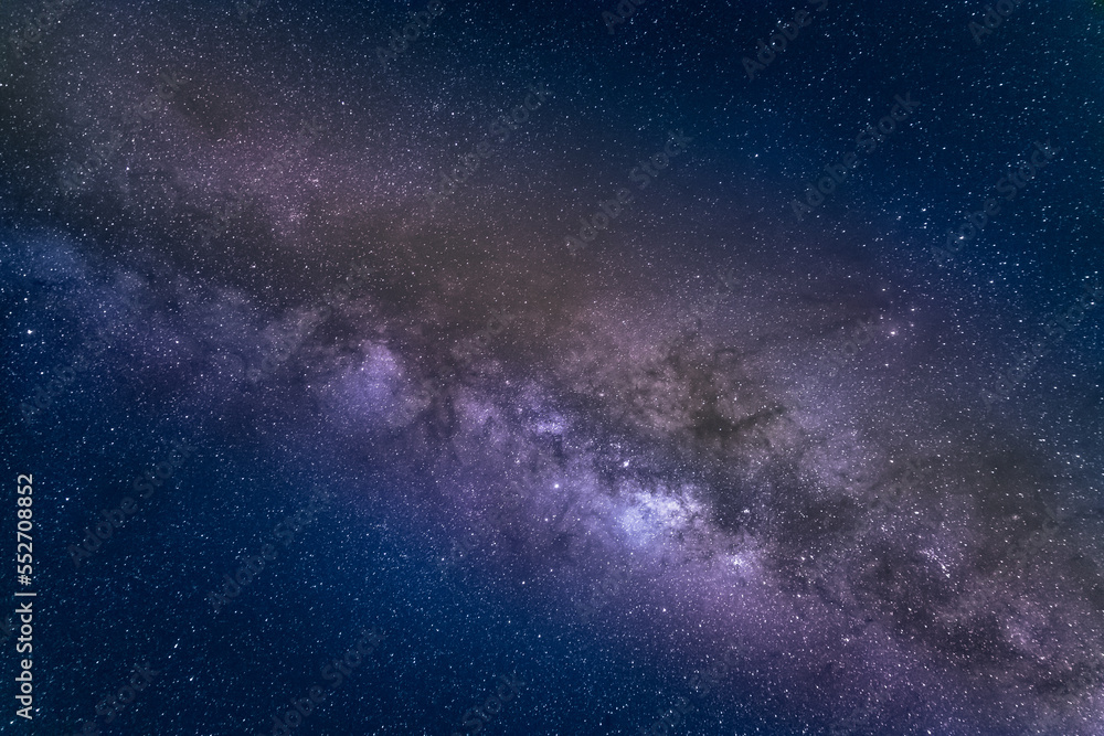 Milky Way and starry skies over the Andes mountains. Cusco, Peru Stock ...