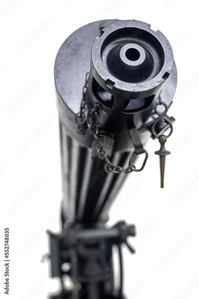 Vickers machine gun, class c, isolated on white background Stock Photo ...