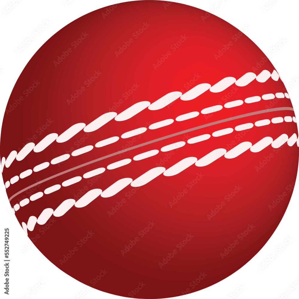 cricket ball design icon Stock Vector | Adobe Stock