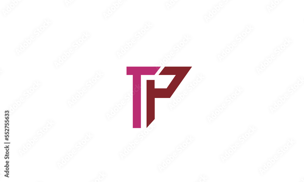 Alphabet letters Initials Monogram logo TP, PT, T and P Stock Vector ...