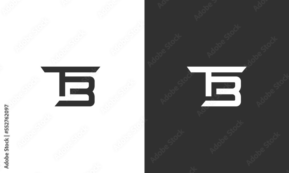 tb, bt initial letters monogram logo icon Stock Vector | Adobe Stock