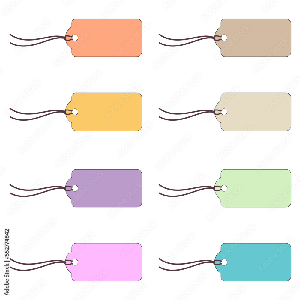 Set of shopping tags with text - Limited edition, best choice, special ...