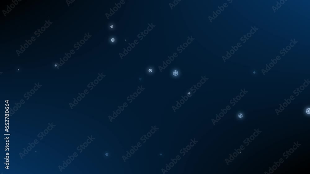 Many snowflakes falling as animated background and animated snowflakes ...