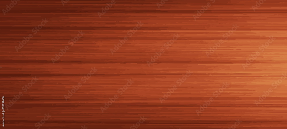 Red wood texture. Linear timber pattern, horizontal banner. Brown dark ...