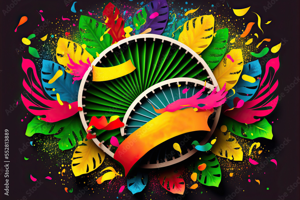 Celebration banner for Carnaval party, June celebration, Parintins ...