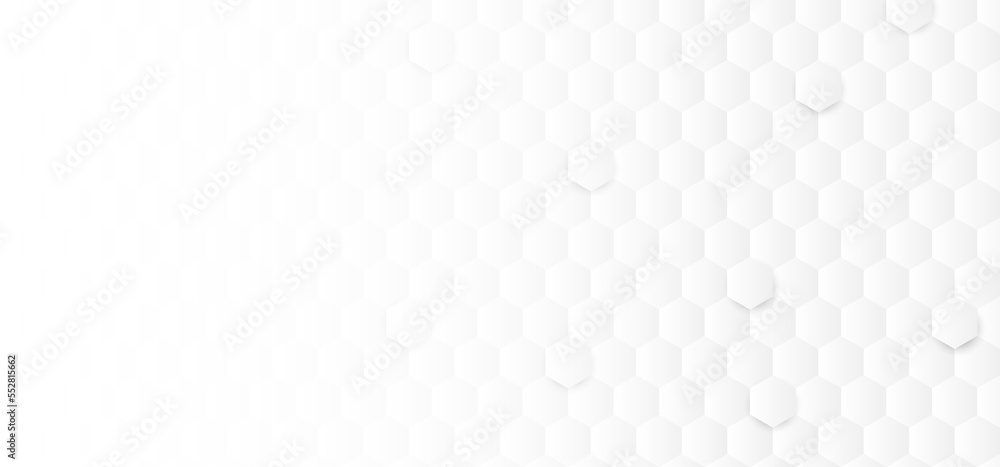 white abstract hexagonal background suitable for covers, certificates ...