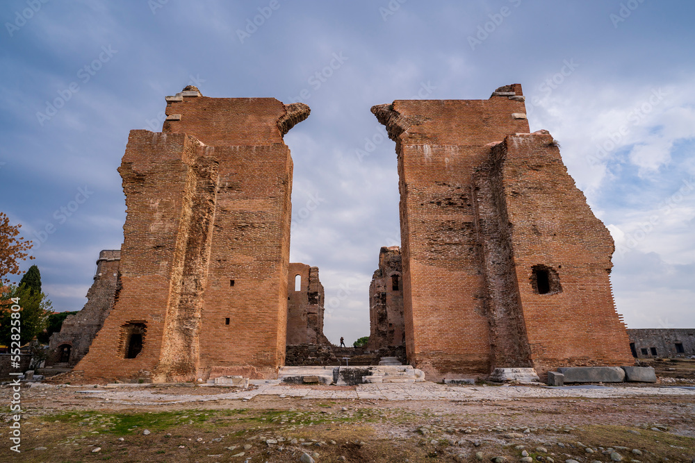 The "Red Basilica" (Kizil Avlu), also called the Red Hall and Red ...