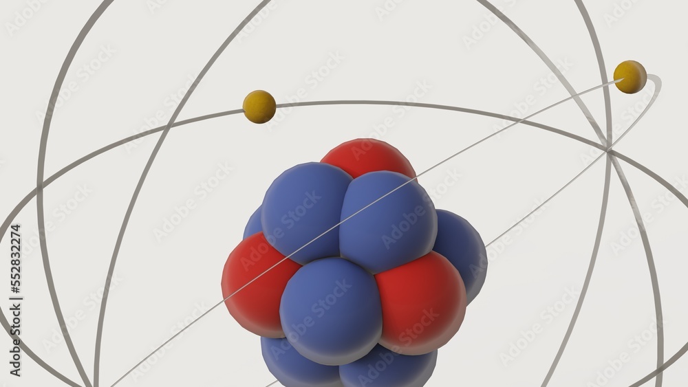 Rutherfords Atomic Model Stock Illustration | Adobe Stock