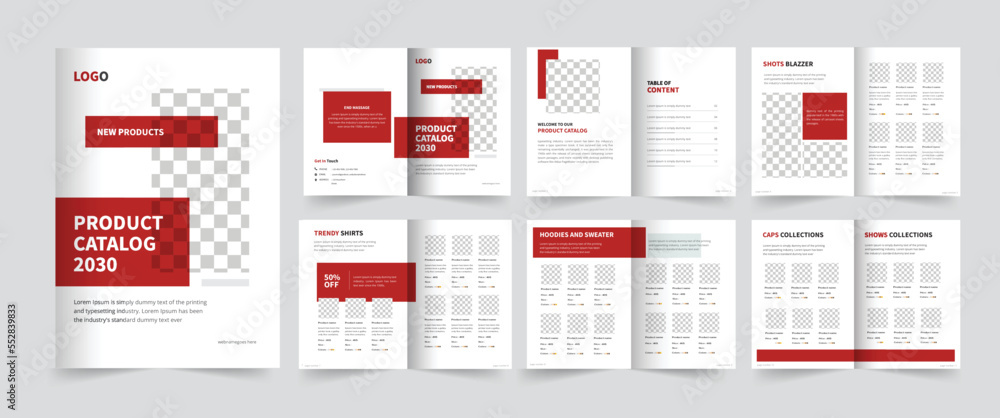 Multipurpose Product catalog design or product catalogue template ...