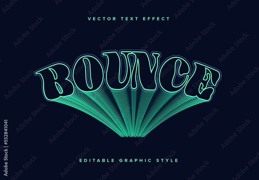 Layered Text Effect Mockup Stock Template | Adobe Stock