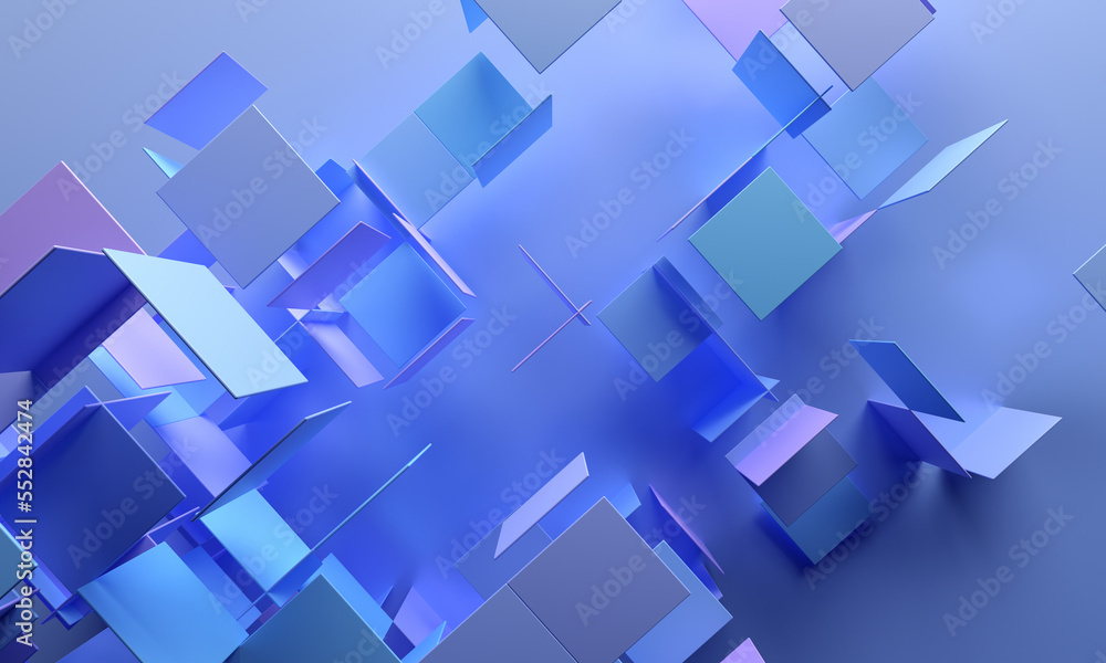 Abstract 3D Render Stock Illustration | Adobe Stock