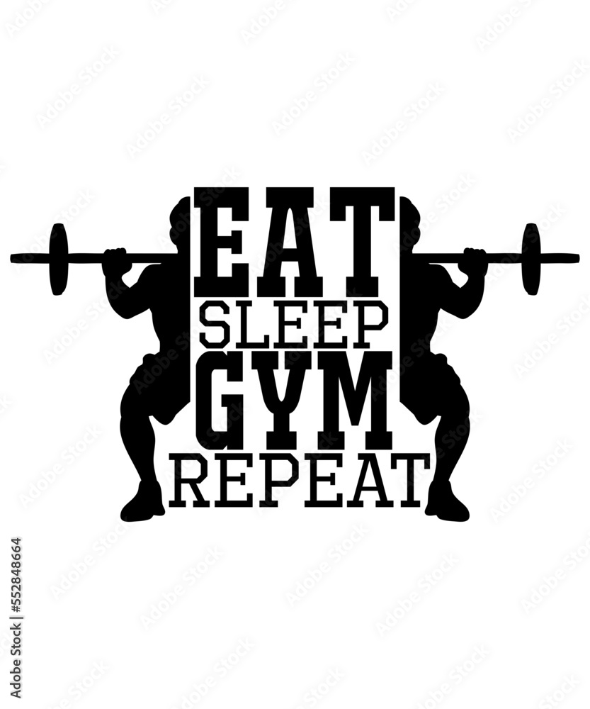 Vetor do Stock: Workout Svg Bundle Workout Svg Bundle, Gym Svg, Fitness ...