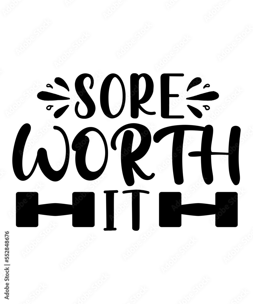 Vetor do Stock: Workout Svg Bundle Workout Svg Bundle, Gym Svg, Fitness ...