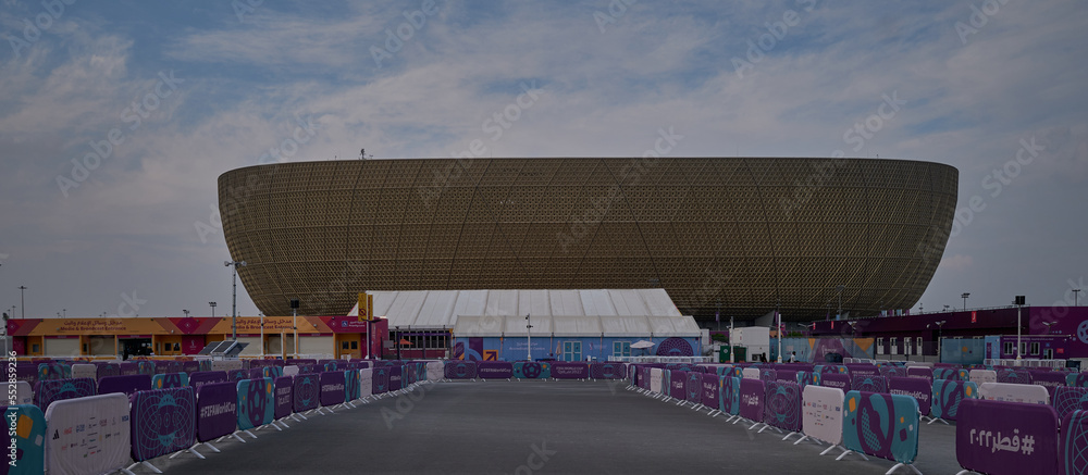 Lusail Stadium (80,000-seats) where the FIFA World Cup Qatar 2022 final ...