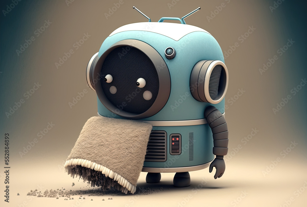 robot that cleans ducts to get rid of pollutants and dust mites in ...