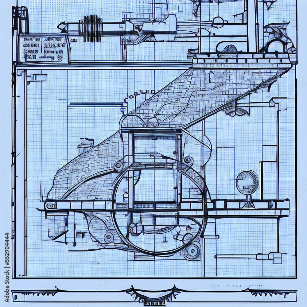 Generative AI illustration of a steampunk complex mousetrap design ...