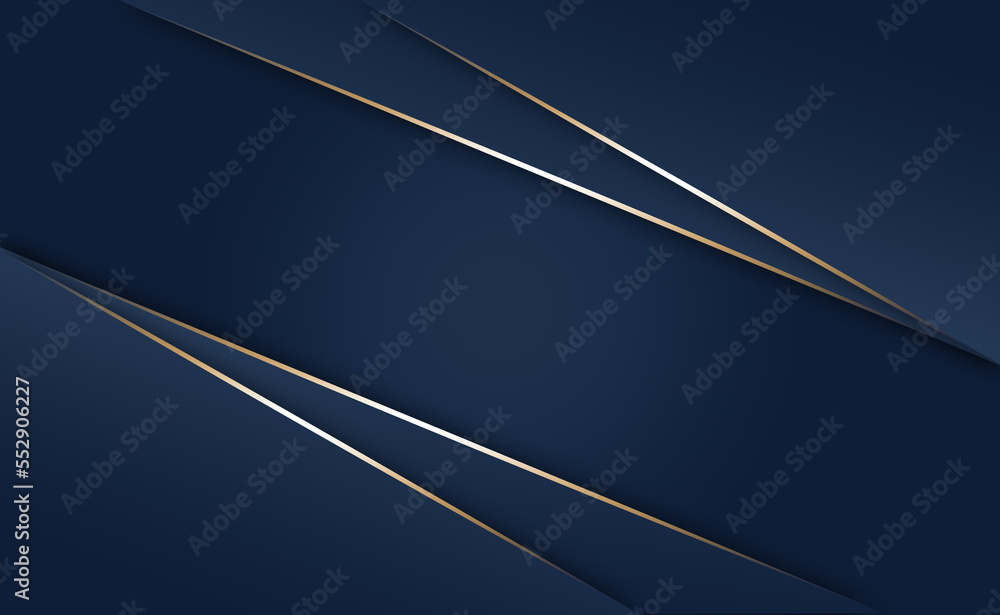 modern luxury background blue gold lines abstrack background Stock ...