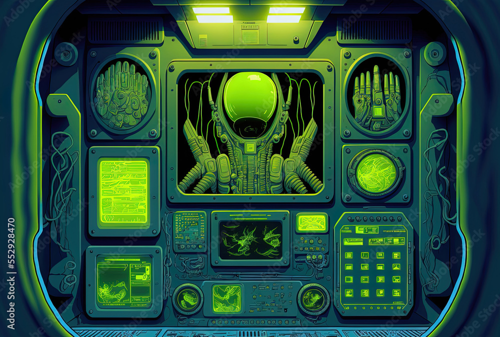 Xenomorphs from an alien vessel with otherworldly origins the control ...