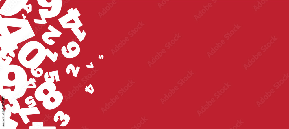 abstract background with numbers Stock Vector | Adobe Stock