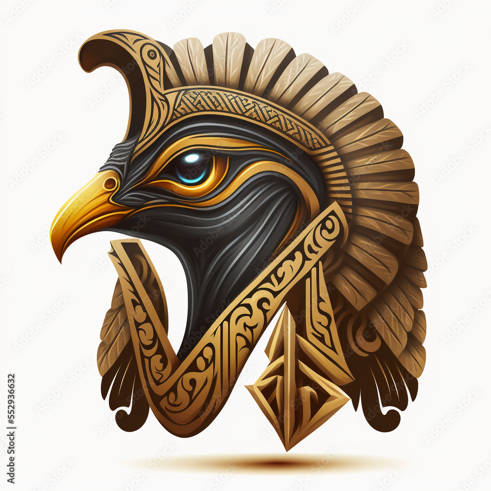 Horus god vector for logo or design. Created with Generative AI ...