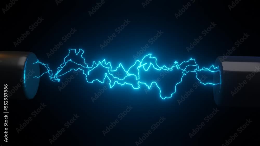 Electrical discharge footage. Electricity 3d model Stock Video | Adobe ...
