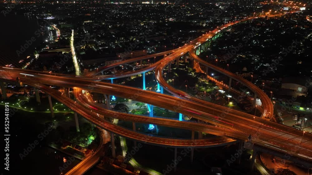 Expressway top view, Top view over the highway,expressway and motorway ...