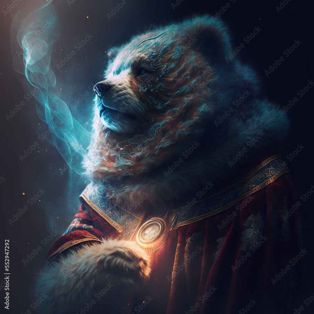 Anthropomorphic Warrior Bear
