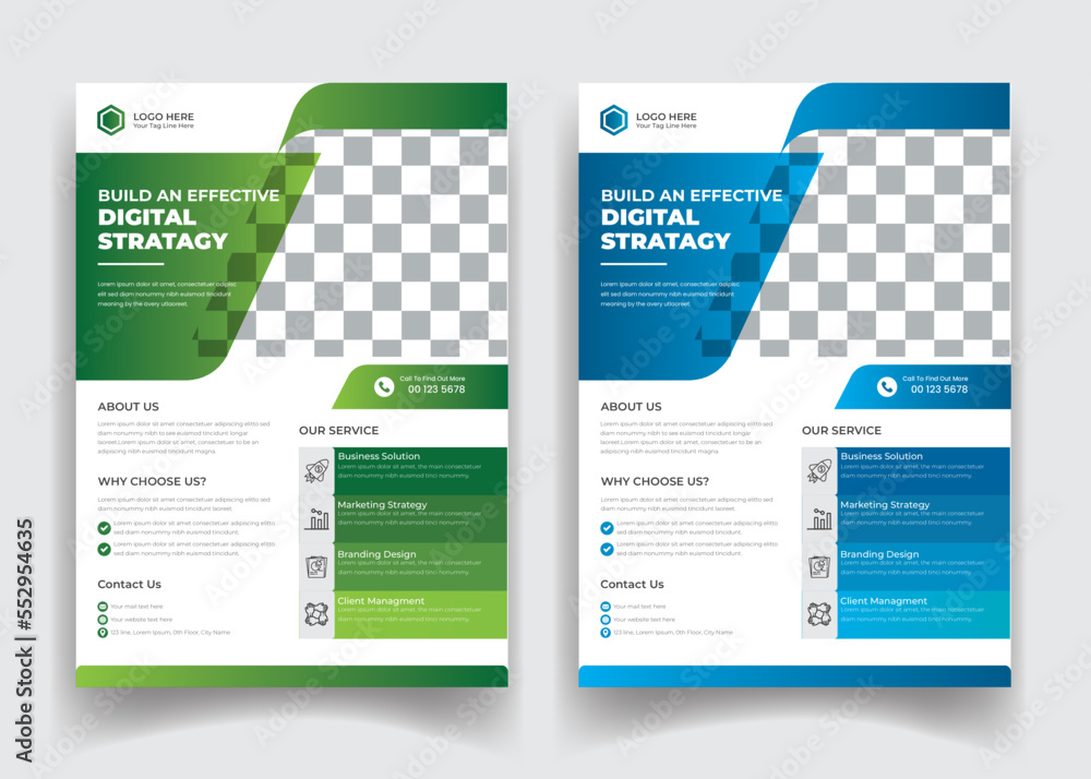 Corporate Moder digital poster flyer pamphlet brochure cover design ...