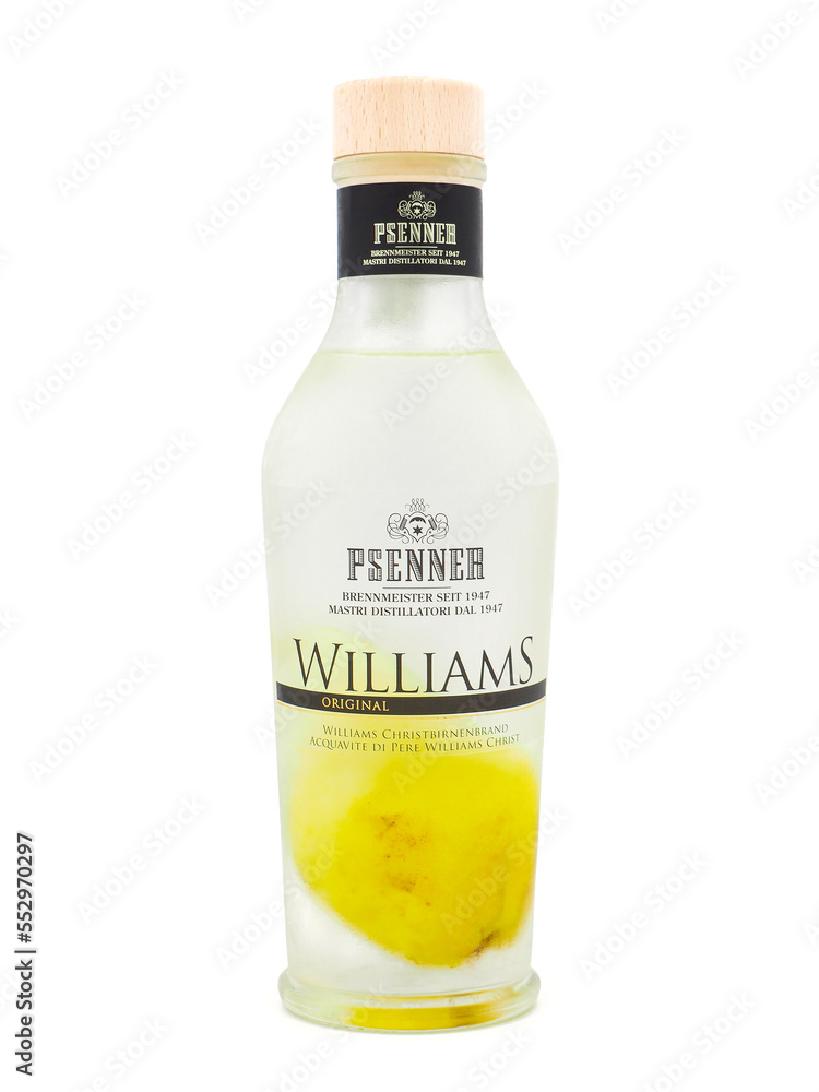 ROME, ITALY - DECEMBER 12, 2022. Bottle of Psenner Williams Original ...