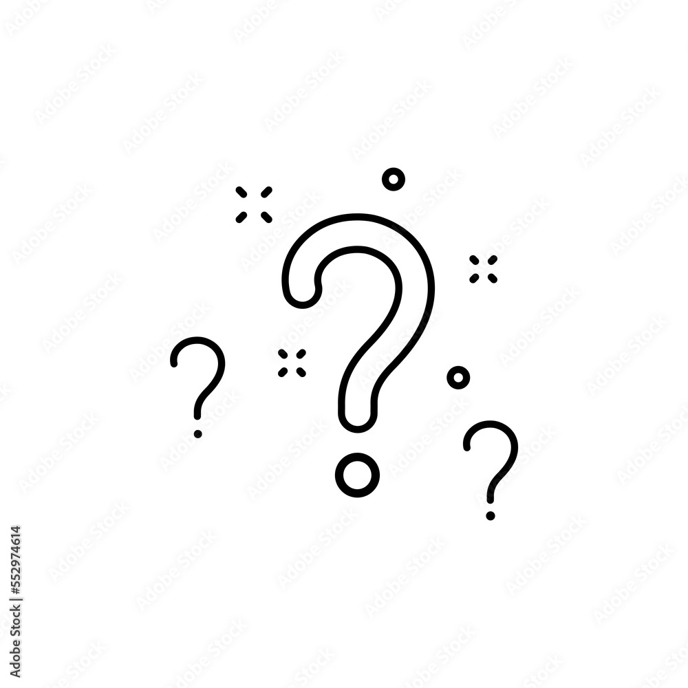 Question mark symbol. FAQ sign. Question mark sign icon.Question icon ...