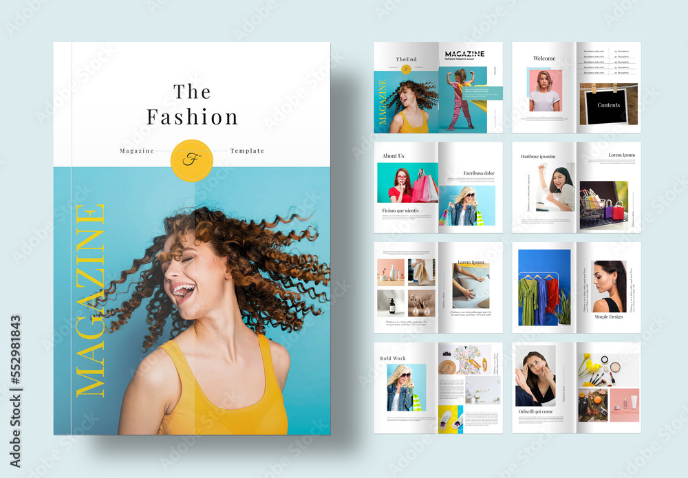 Fashion Layout Stock Template | Adobe Stock