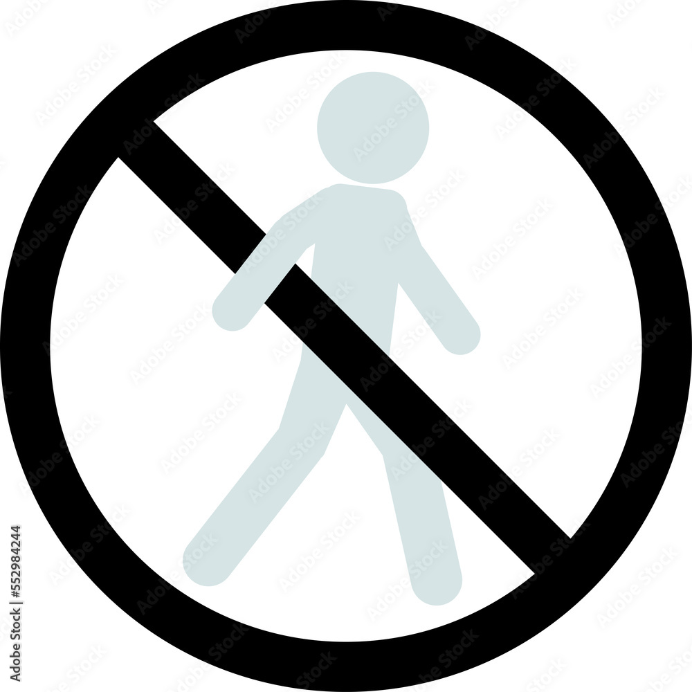 Simple transparent Background gery black Do not enter sign, no ...