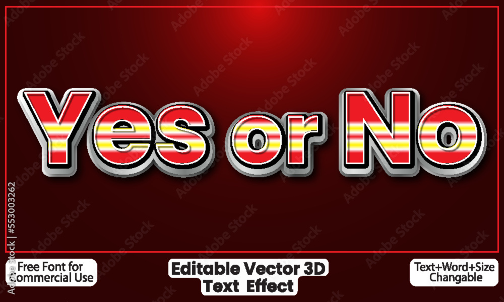 Editable Vector 3D Text Effect Stylish Font Word Letter Alphabet Logo ...