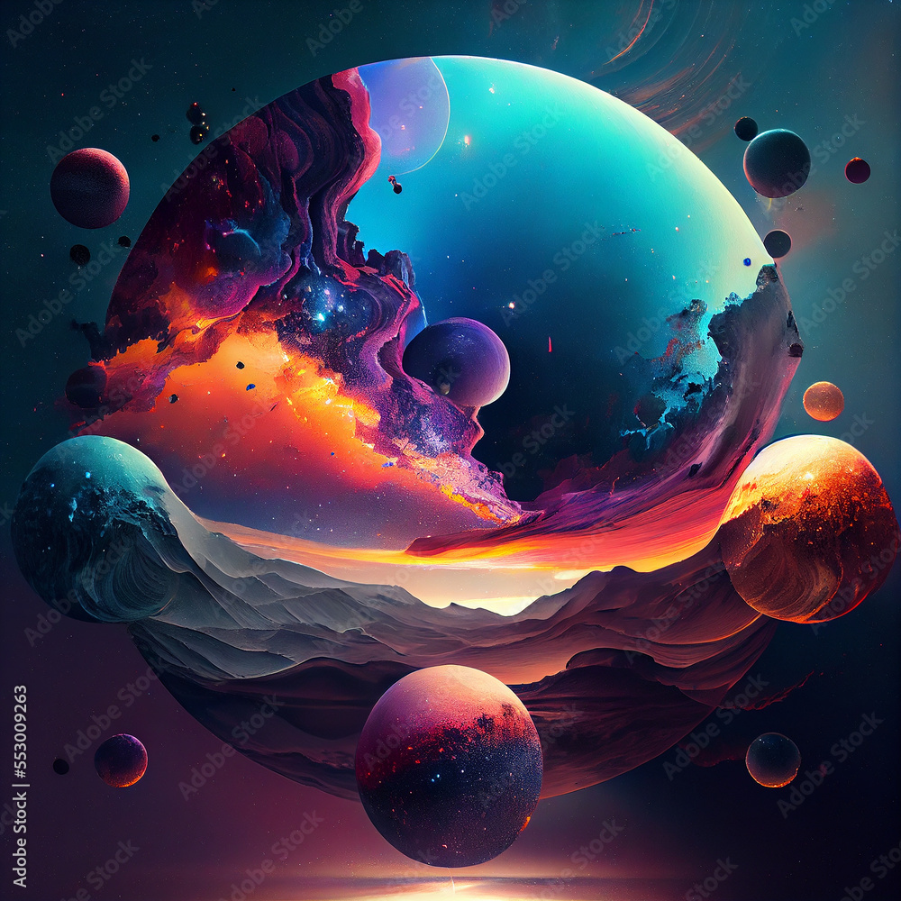 Art Planets Surreal
