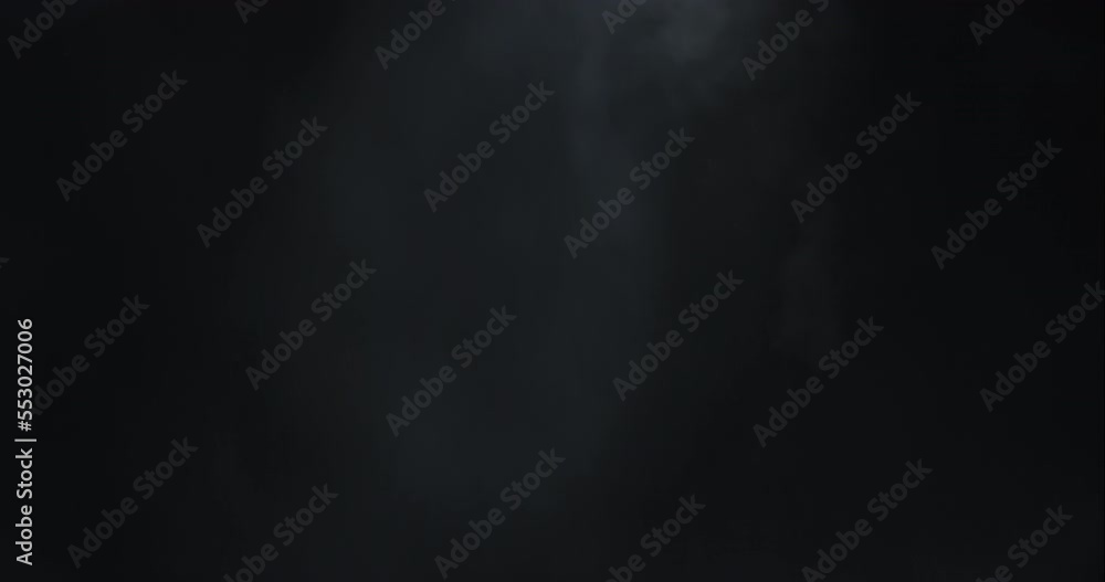 Layered VFX atmosphere. 4K slow-motion VFX smoke appears from the side ...