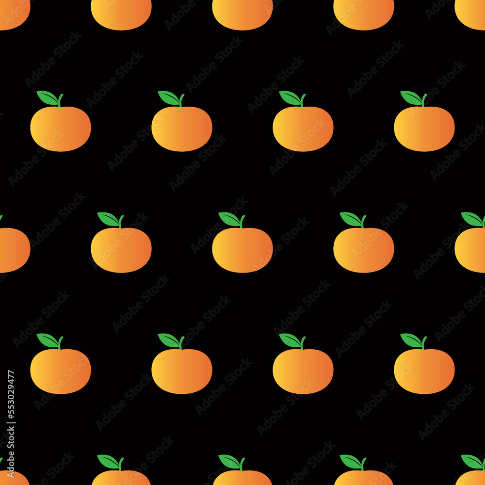 seamless orange pattern for background, greeting card, packaging ...