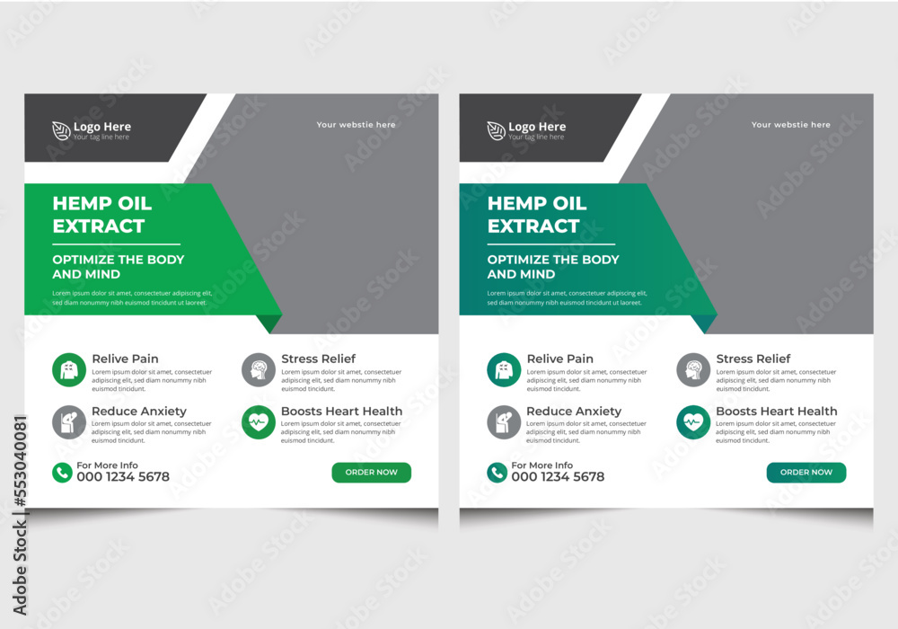 Modern and creative client testimonial social media post design ...