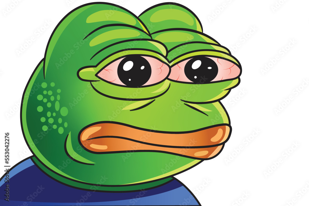 Pepe the frog twitch emotes design thig life emotes frog Stock Vector ...