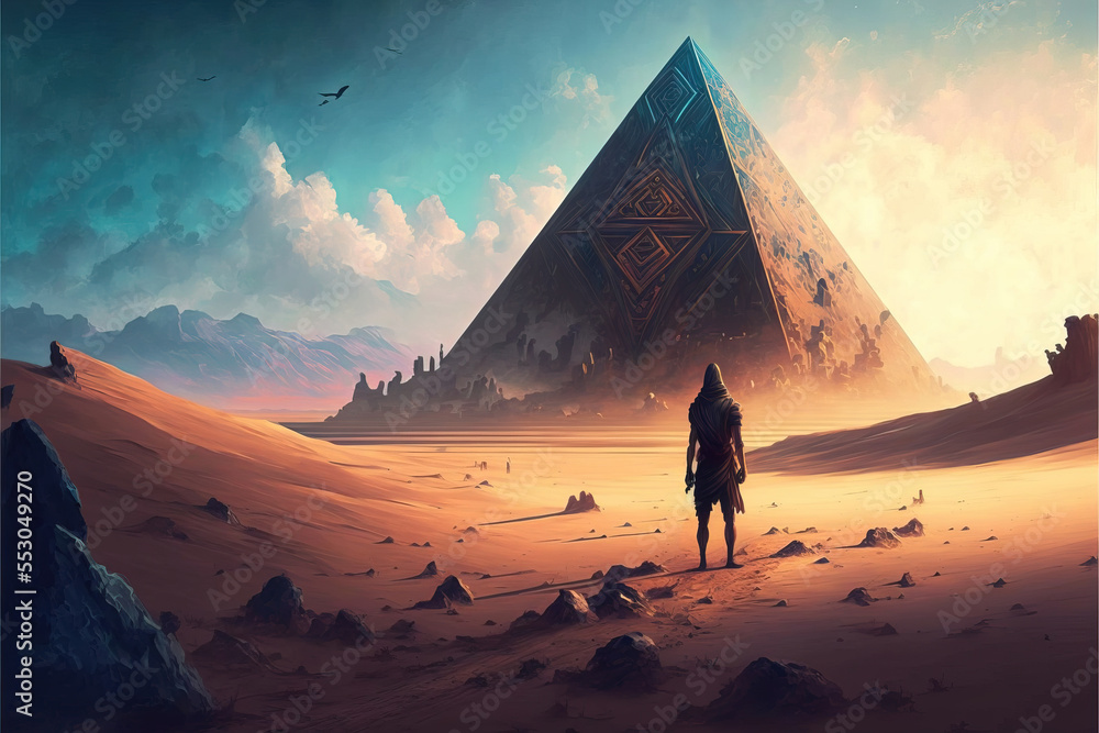 Fantasy Pyramid Art