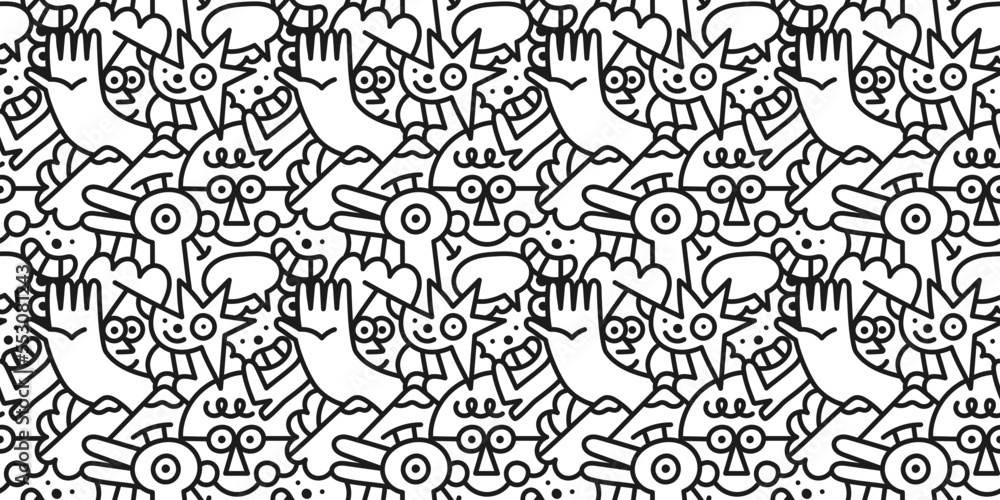 Doodle Background Design