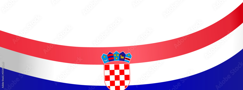 Croatia flag wave isolated on png or transparent background,Symbol ...