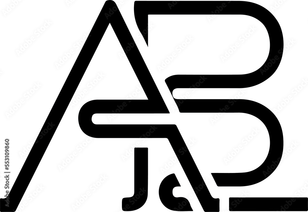 Luxury Initial Letter AB Logo Design Vector, AB interlocked monogram, A ...