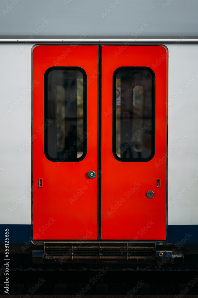Modern technologies for opening sliding doors of an electric train car ...