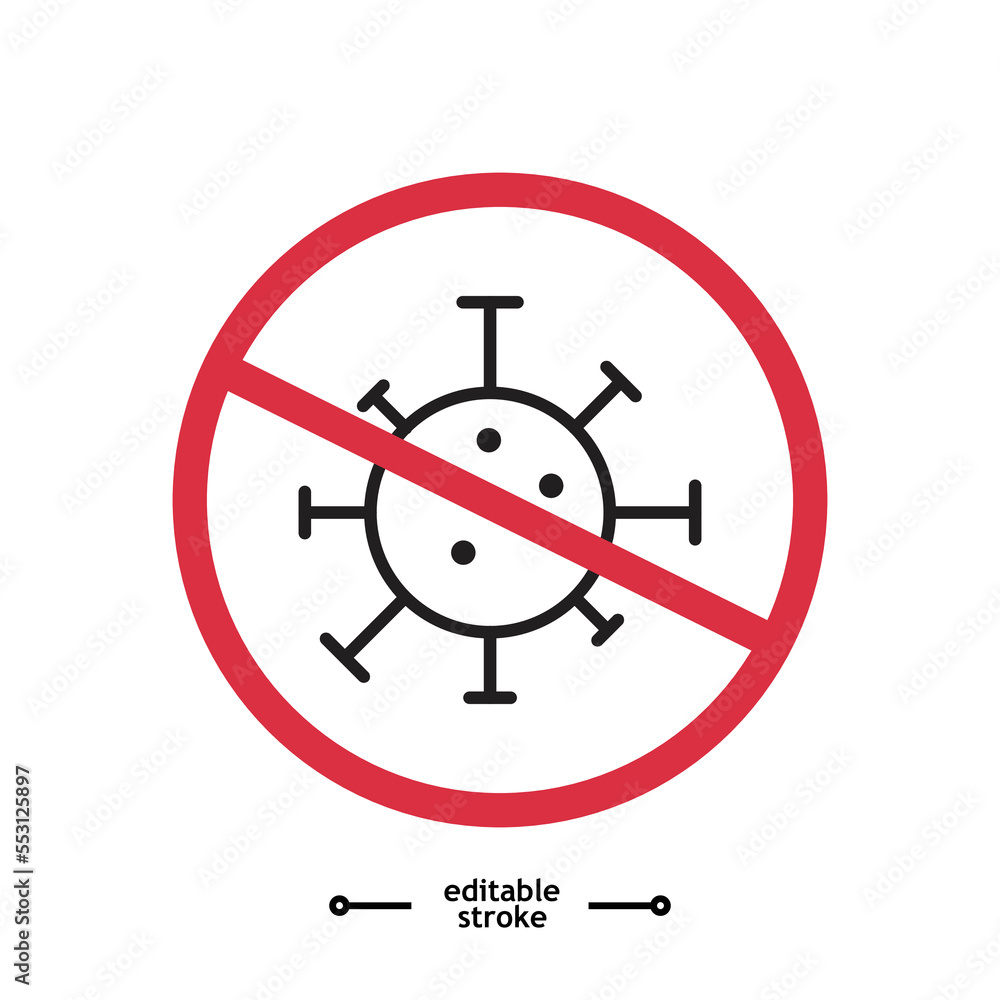 No bacterias, Antibacterial and antiviral defense. Germs, microbe 2019 ...